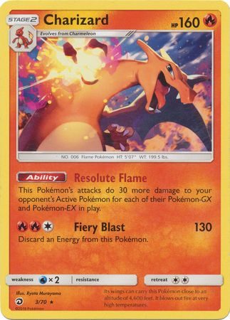 Charizard - 3/70 - Non Holo - Pokecards.dk