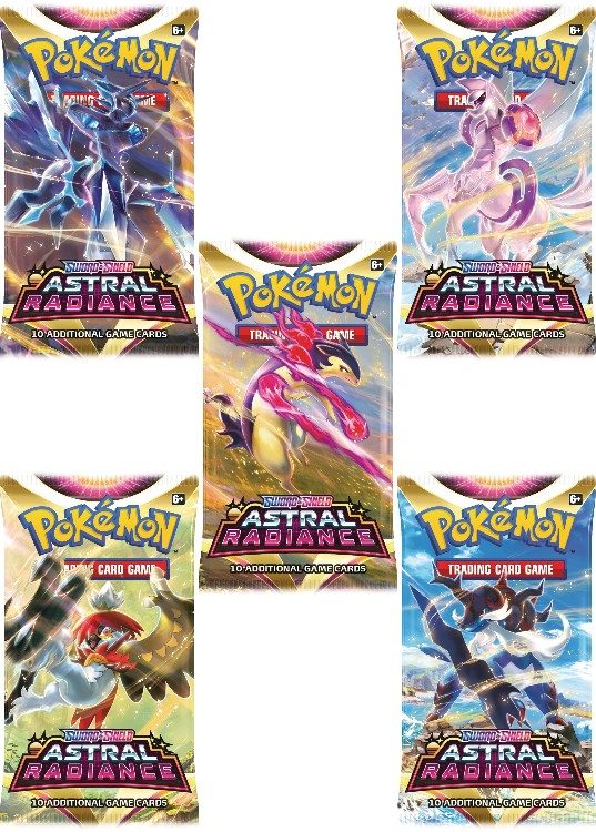 Booster Pack full artwork set (5 stk.) fra SWSH Astral Radiance ...