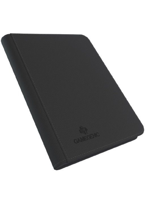 Samlemappe i høj kvalitet: Gamegenic 4-pocket Zip-Up Album - Sort - Pokecards.dk
