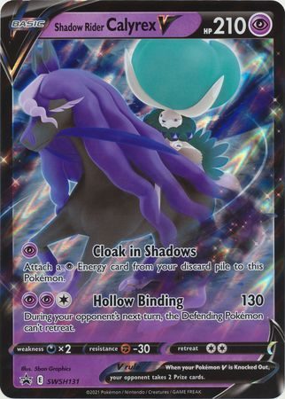 Shadow Rider Calyrex V - SWSH131 - JUMBOkort - Pokecards.dk