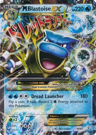 Mega Blastoise-EX - 18/83 - Pokecards.dk