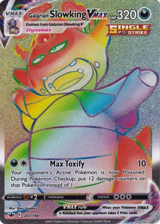 Galarian Slowking VMAX - 207/198 - Pokecards.dk