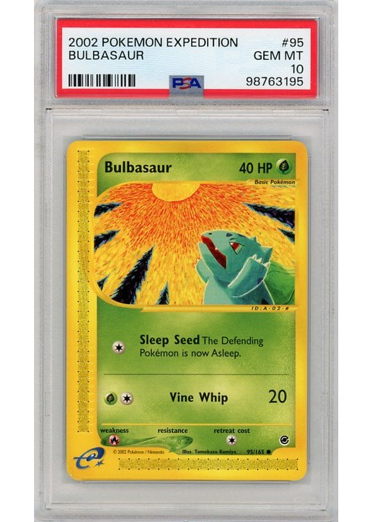 Bulbasaur - 95/165 - PSA 10 - Pokecards.dk